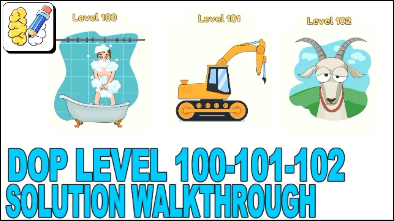 DOP DOP LEVELS 100 101 102 DOP 100 101 102 DRAW ONE PART SOLUTION ...