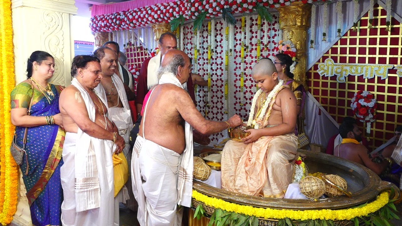 Shri Krishna Brahmopadesha At Vamanjuru - YouTube
