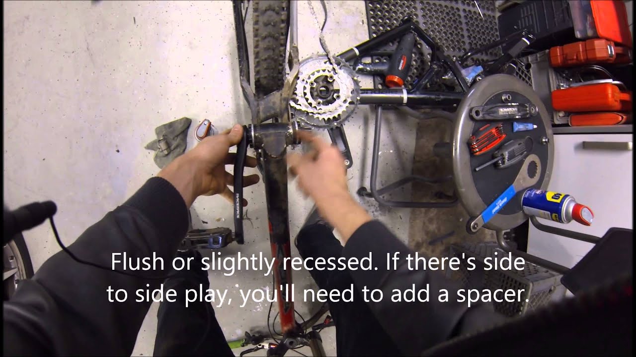 Changing Internal to External Bottom Bracket BB Easy How To - YouTube