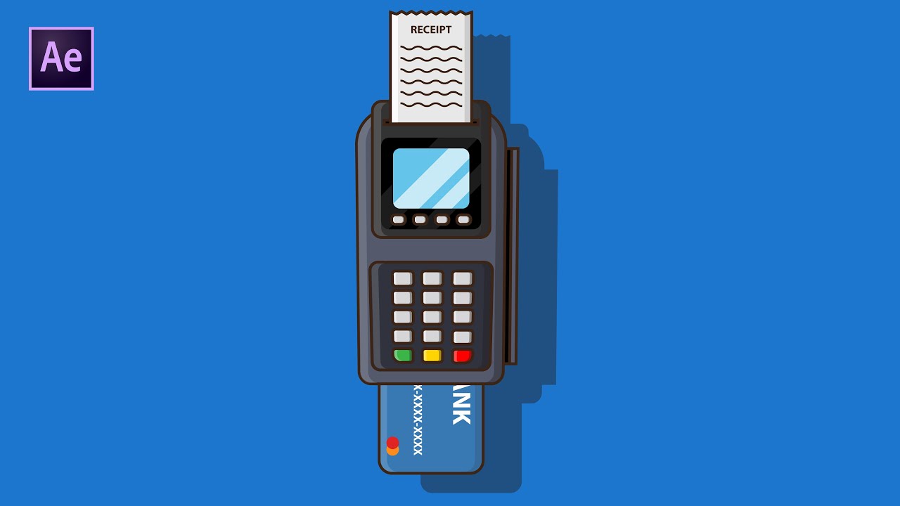 Atm Pos Machine || Motion Graphic Part 2 - YouTube