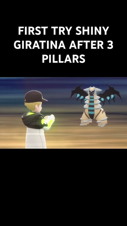 FIRST TRY SHINY GIRATINA AFTER 3 CONSECUTIVE PILLARS #pokemon #shinyhunting #shinypokemon - YouTube