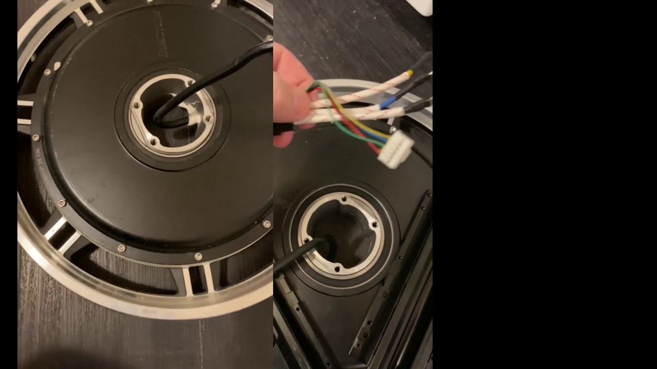 Inmotion V11 new vs old bearings - YouTube