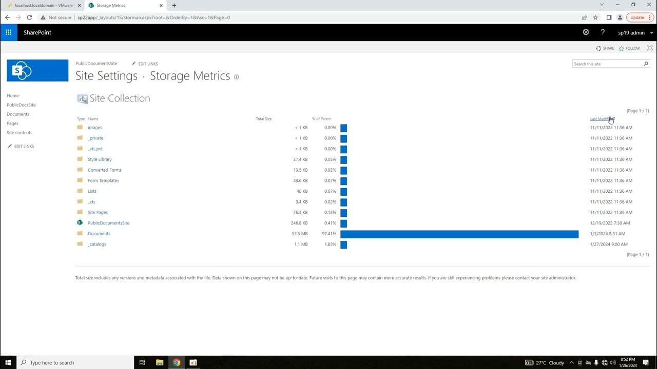 Storage Metrics in Microsoft SharePoint modern Site collections ...
