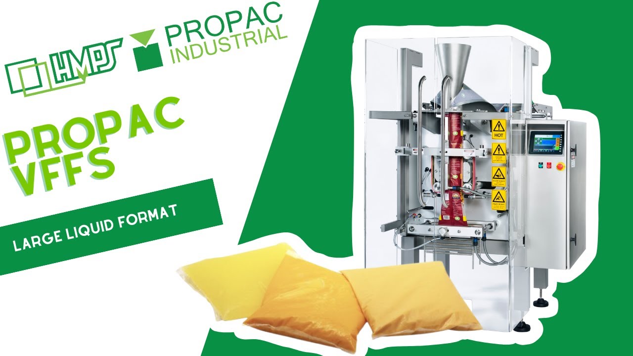 HMPS Propac VFFS in Large Liquid Format - Egg Pulp, Mustard, Ricotta & More - YouTube
