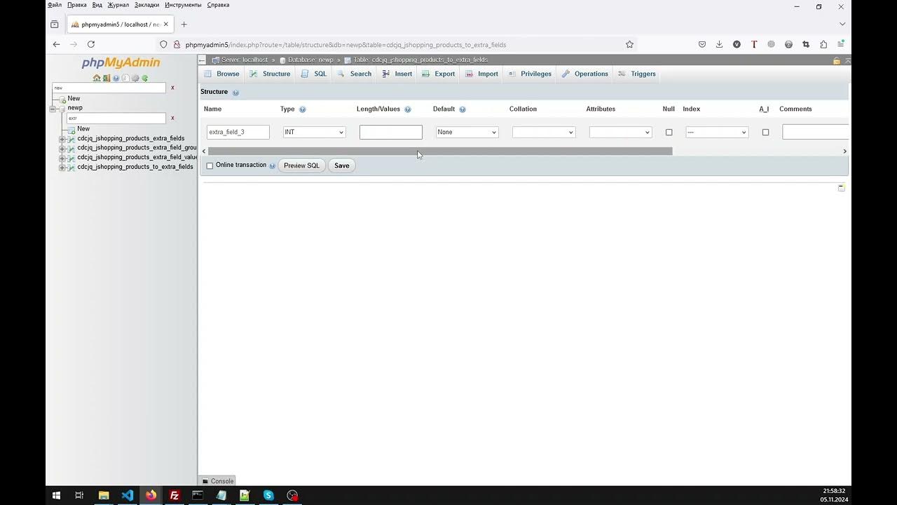 How to Add a New Field in phpMyAdmin - YouTube