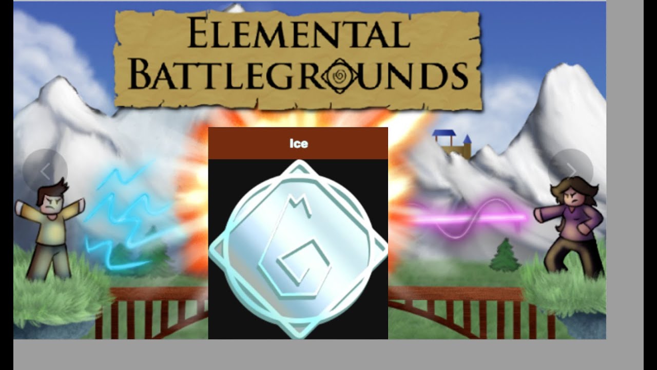 Ice Showcase / Elemental Battlegrounds Roblox - YouTube