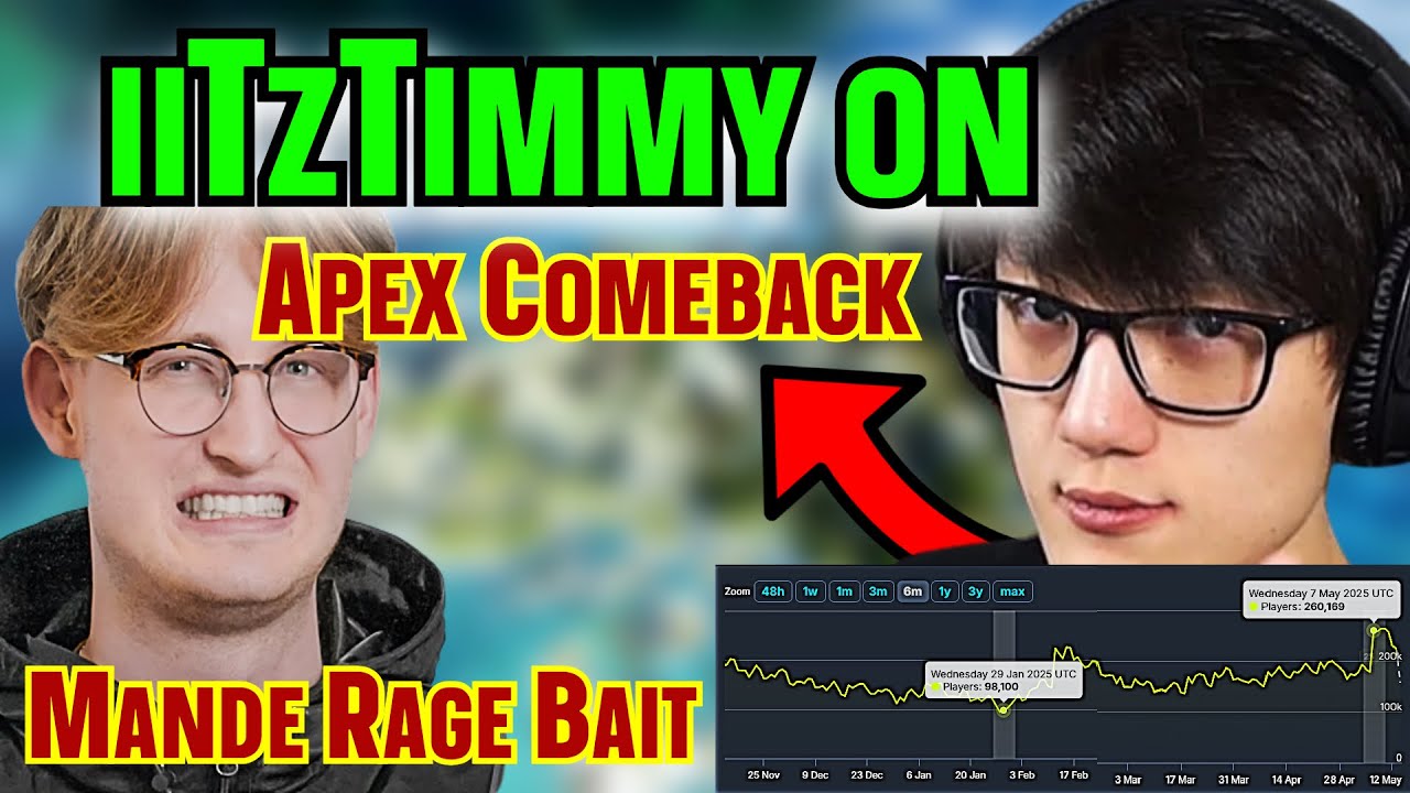 iiTzTimmy Thoughts on Reason Behind Apex Comeback | Mande Rage Bait ...