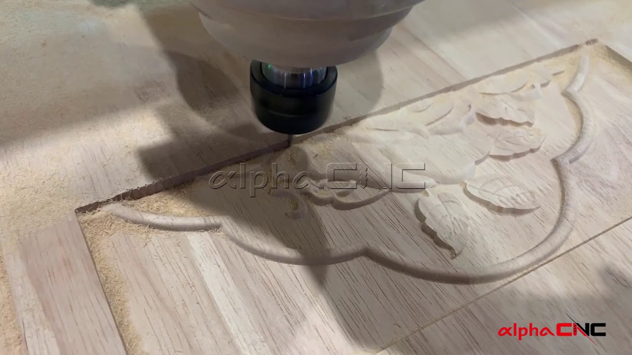 Alpha CNC Router For woodworking engraving machine accurately engraved ...
