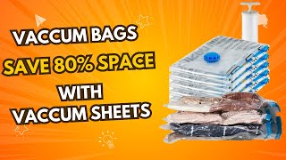 Amazon Basics Vacuum Storage Bags Review: Compact Storage for Clothes & Linens + Hand Pump Demo!