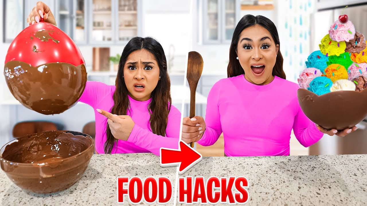 Trying VIRAL TikTok Food Hacks That You'll LOVE *DELICIOUS!* - YouTube
