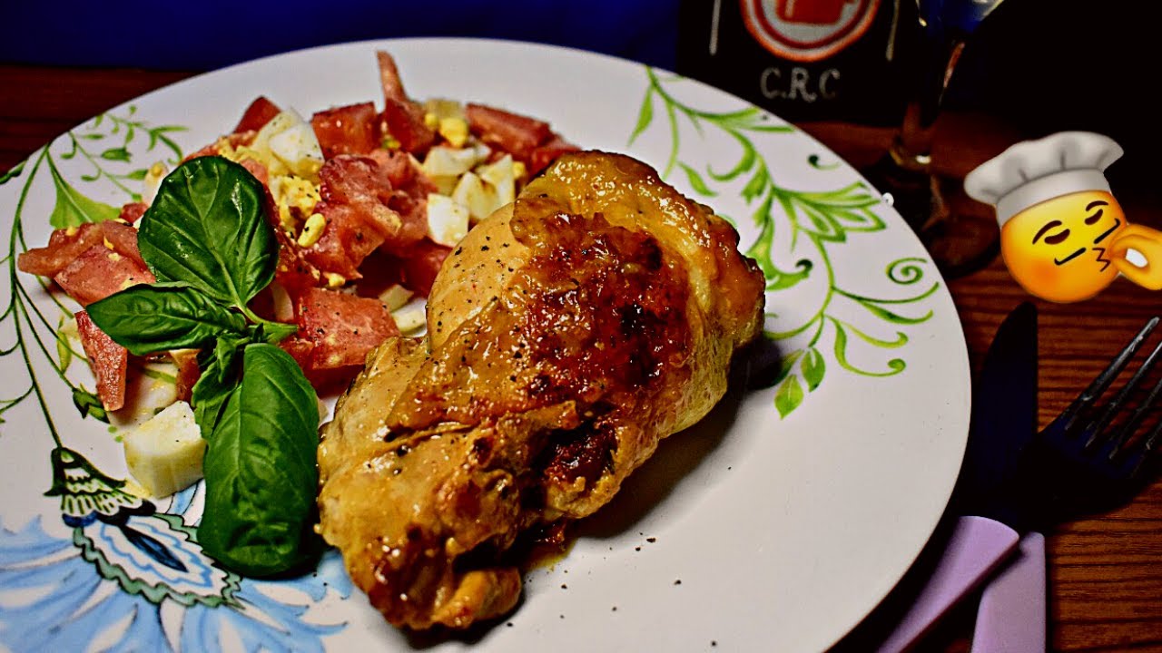 PATA de Pollo Rellena (CAPRESE) Fácil y Rico 🍷🤩 | - YouTube