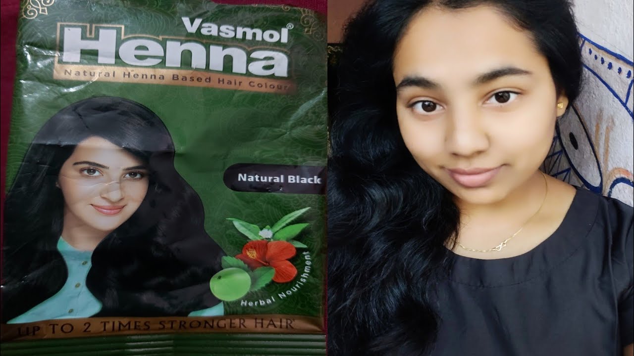 Vasmol Henna-Natural Henna Based Hair Colour "Natural Black "Up to 2 ...