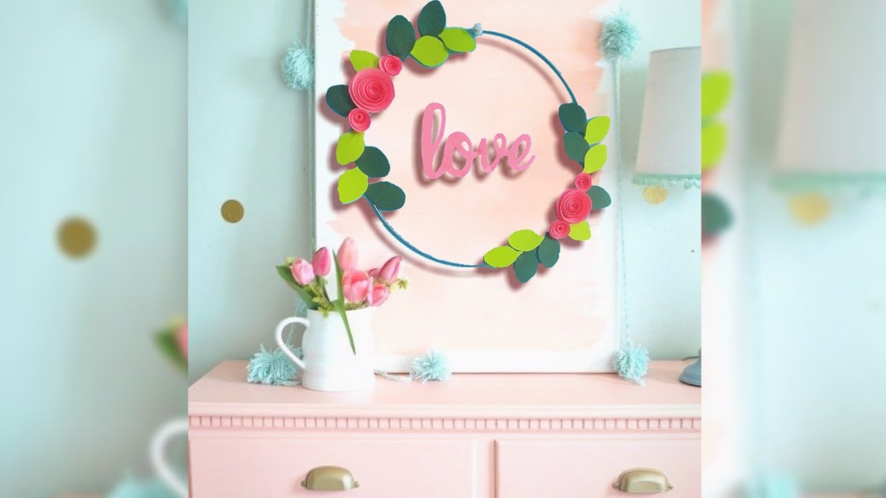 🌸DIY Home Decor 🥀🌿 easy | from paper | simple - YouTube