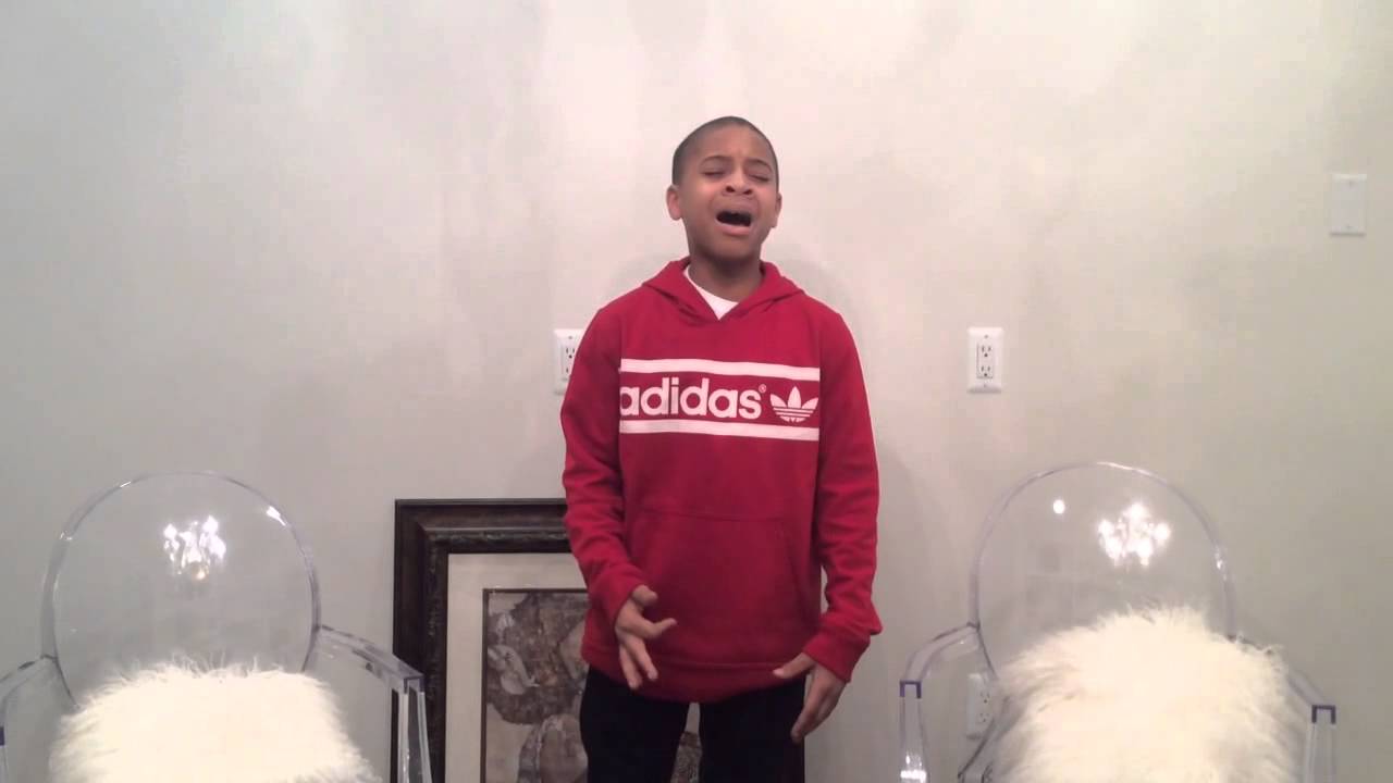 12 yr old Caleb Carroll singing Cover of "Why" by Jonathan McRe ...