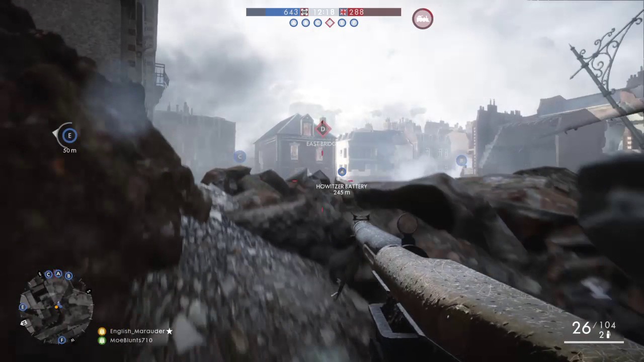 Battlefield 1 huot gameplay. I LOVE this gun. - YouTube