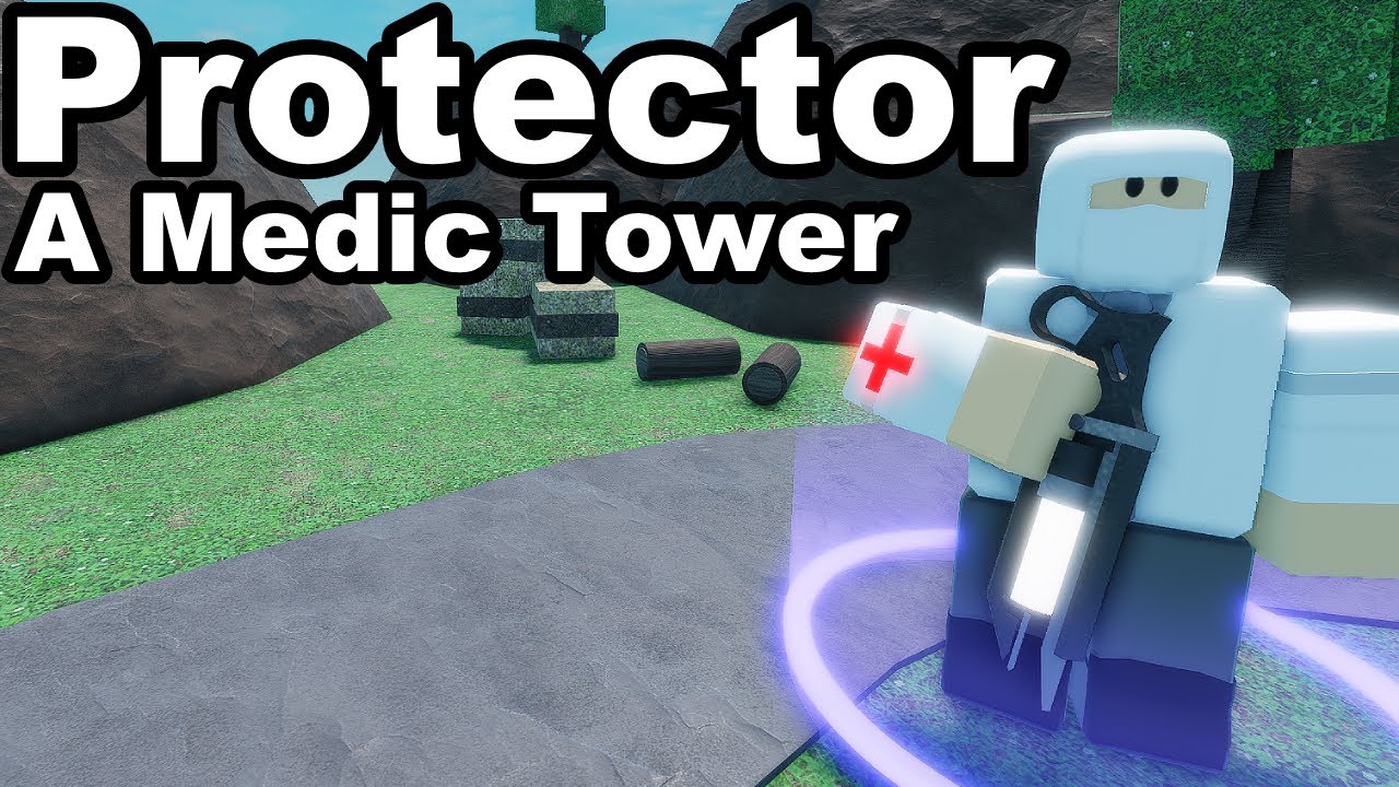 Protector - Medic Tower │ NPC Tower Defense Roblox - YouTube