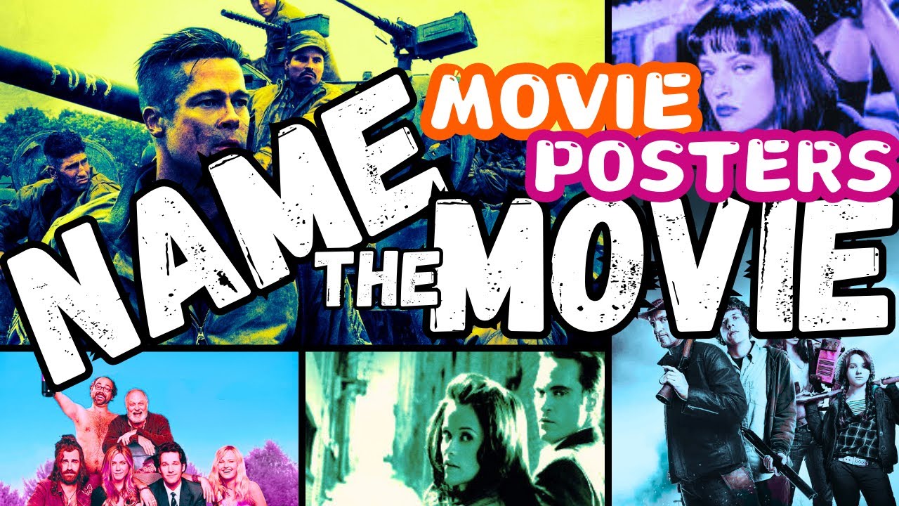 GUESS THE MOVIE CHALLENGE: 50 MOVIE POSTER Quiz Game!🎬📽️🤔 - YouTube