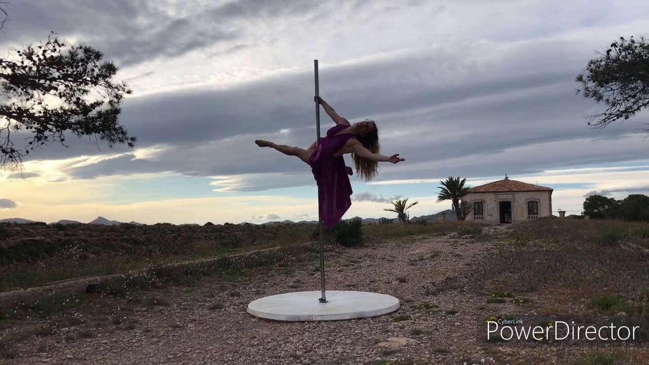Fly away - Pole dance in a magic landscape - YouTube