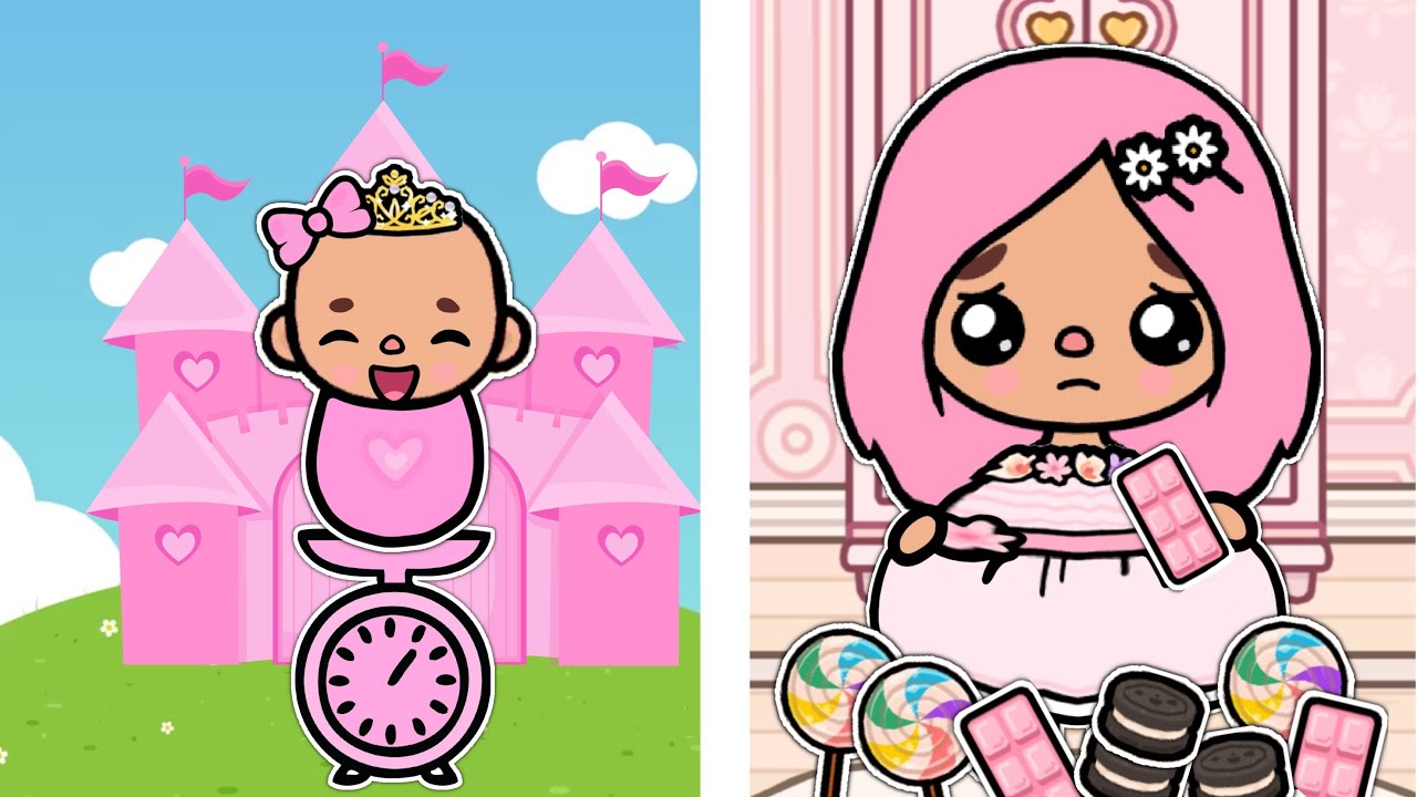The Fat Princess 👶🏻👑 | Toca Life Story | Toca Life World 🌎💜 - YouTube