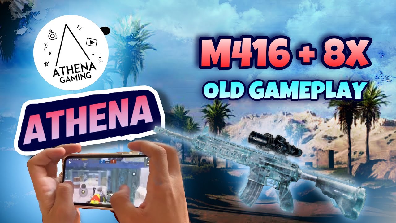 ATHENA GAMING Season 1 conqurer Gameplay - pubg mobile -m416 + 8x old ...