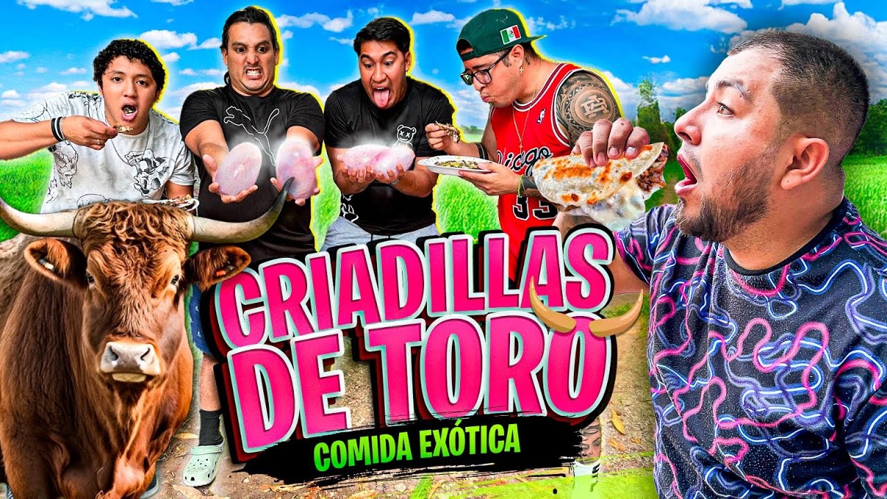 PROBANDO LAS CRIADILLAS DE TORO CON EL CREW | a que sabe ? - YouTube