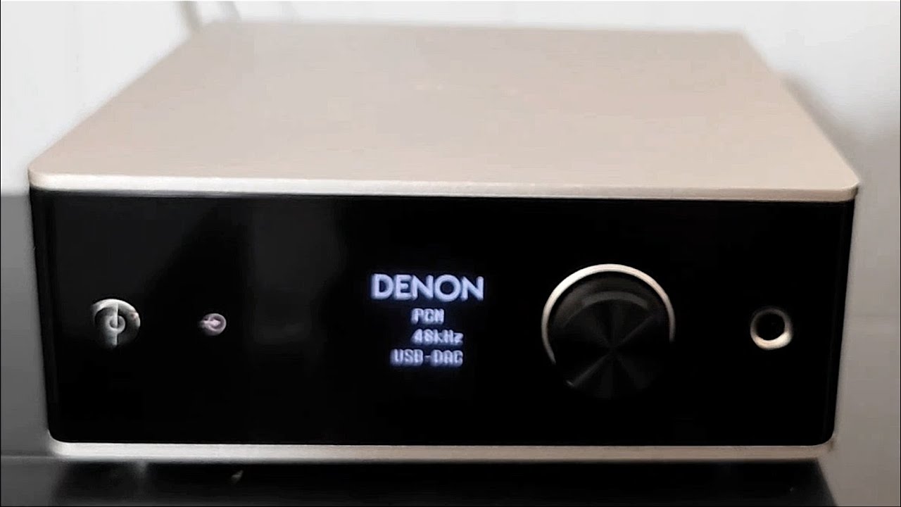Hướng dẫn sử dụng DAC đầu bảng nhà DENON DA 310USB - YouTube