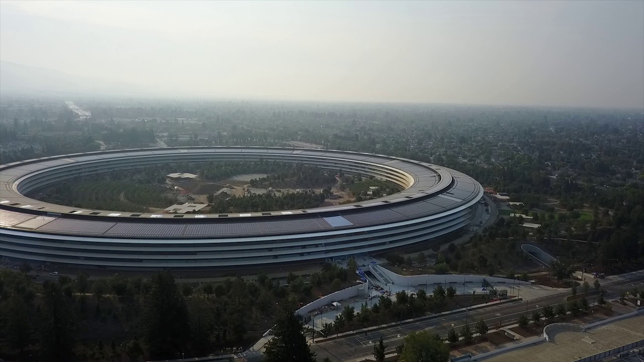 Apple Park Mothership update Sep 3rd 2017 - YouTube
