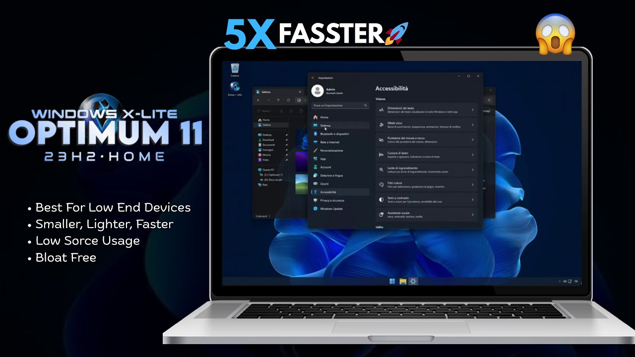 Optimum 11 Pro 24H2 is Insanely Fast!🔥 How to install windows x lite on ...