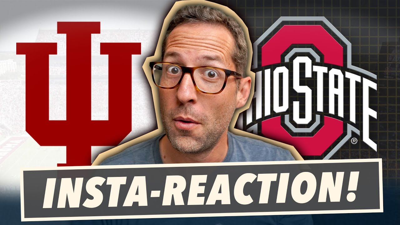 Ohio State DISMANTLES Indiana, insta-reaction! - YouTube