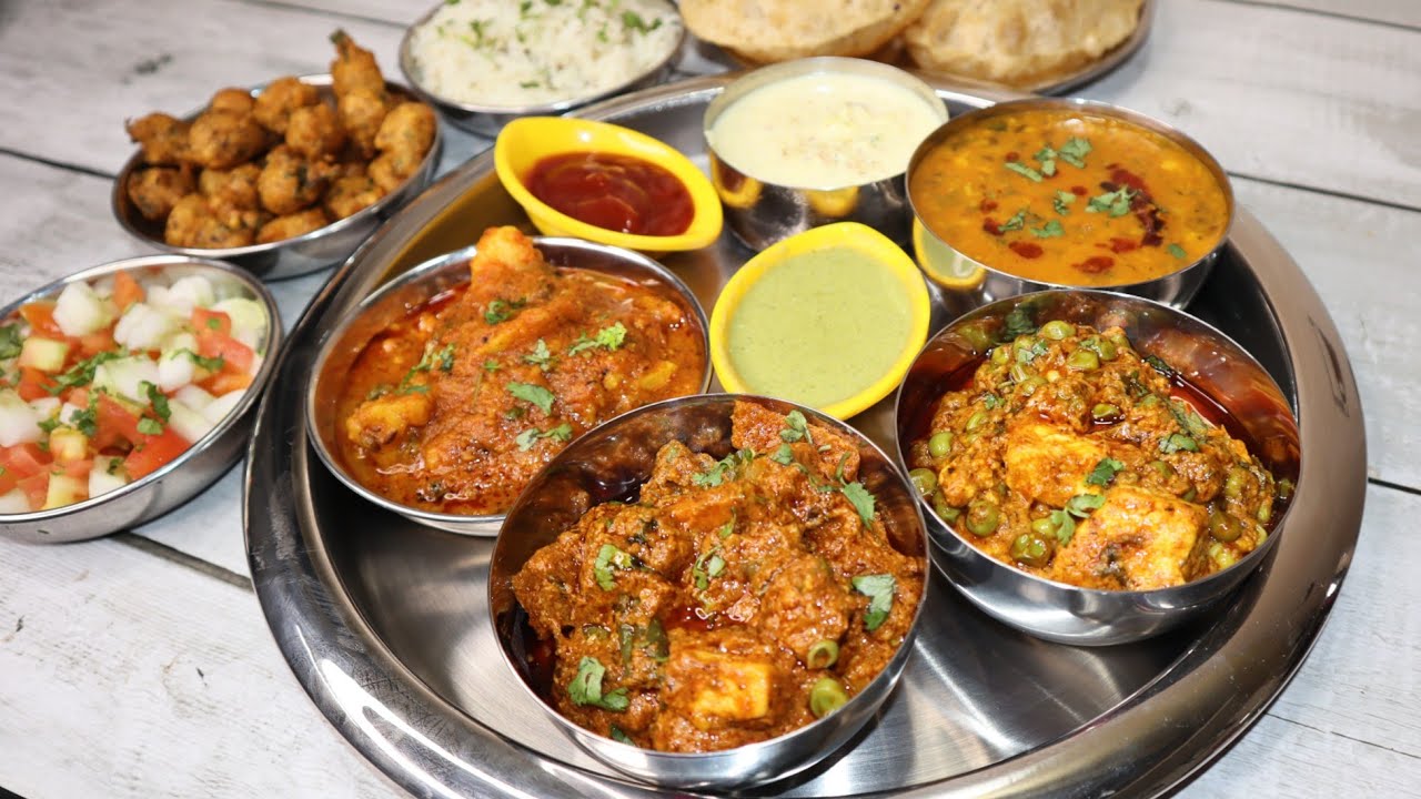 Holi Special Thali Recipe | No Onion No Garlic Thali | Special Thali ...