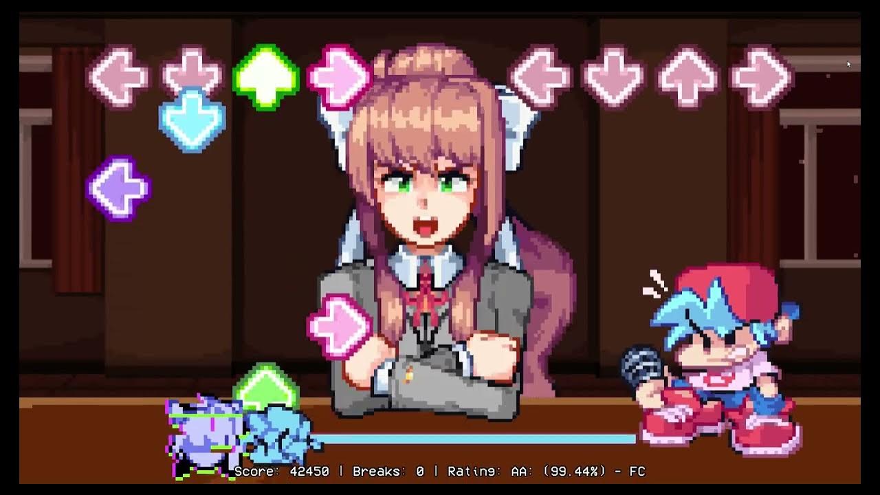 FNF Doki Doki Takeover Plus Just Monika Week - YouTube