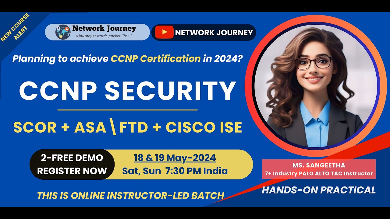 [New Course Alert] CCNP Security - SCOR + ASA FTD + ISE | 3-in-1 Combo - YouTube