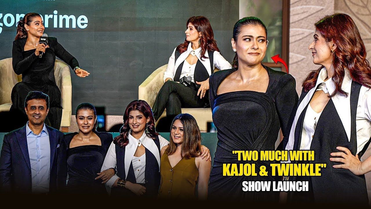 UNCUT - Two Much with Kajol and Twinkle | Official Trailer Launch ...