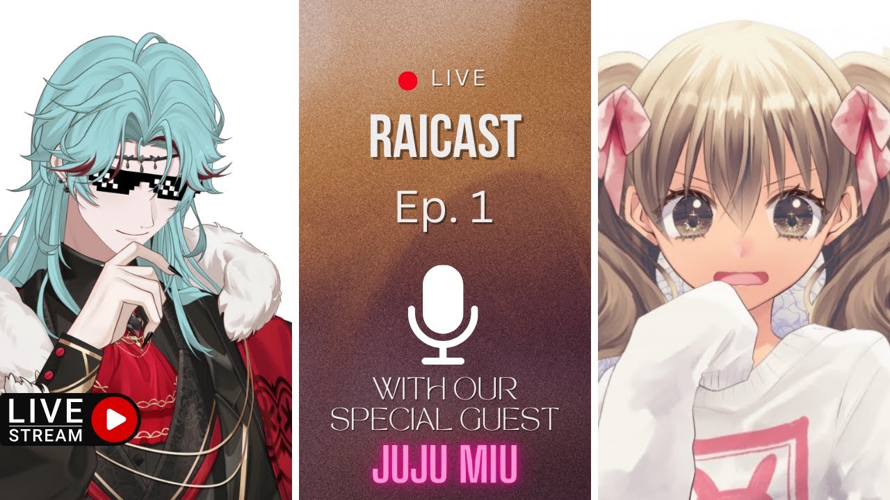 【RaiCast # 1】Talkin' Vtuber Groups with Juju Miu!【Raiga Sakata】 - YouTube