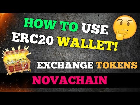 Novachain | How to use an ERC20 WALLET + NLC Tokens Exchange - YouTube