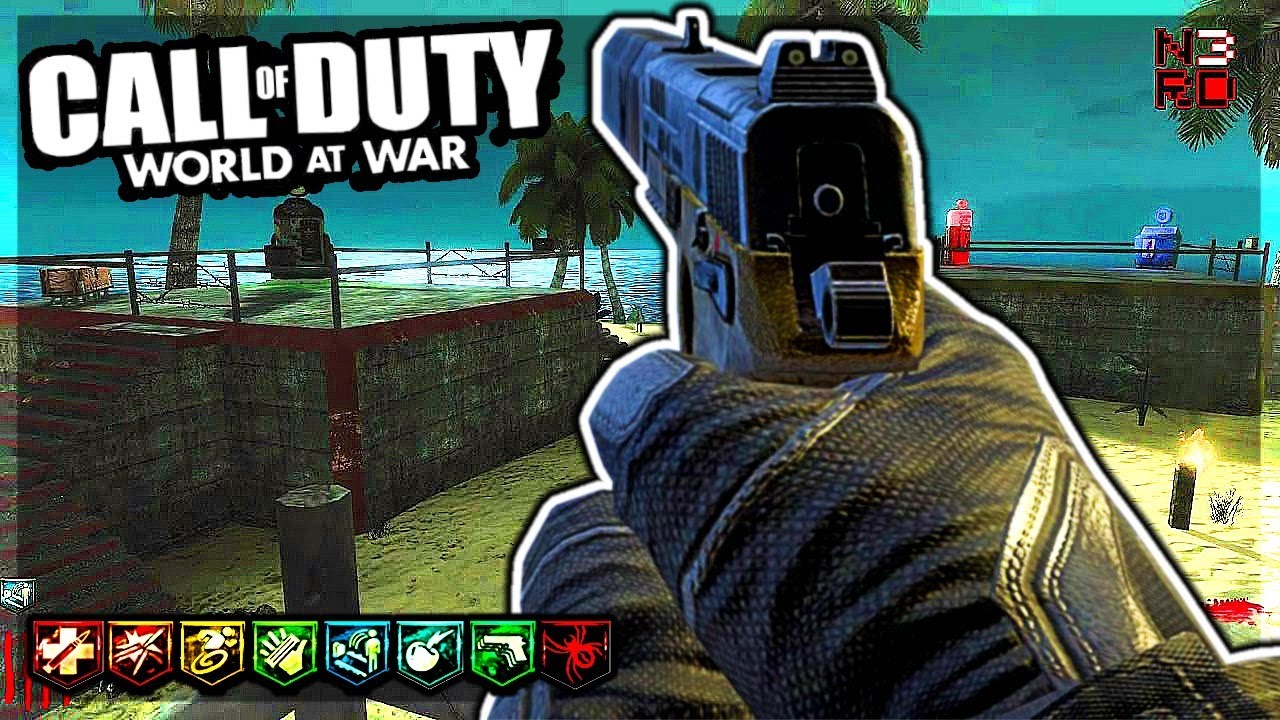 PISTOLS ONLY MAP!?! | Call Of Duty World At War Custom Zombies Pistol ...