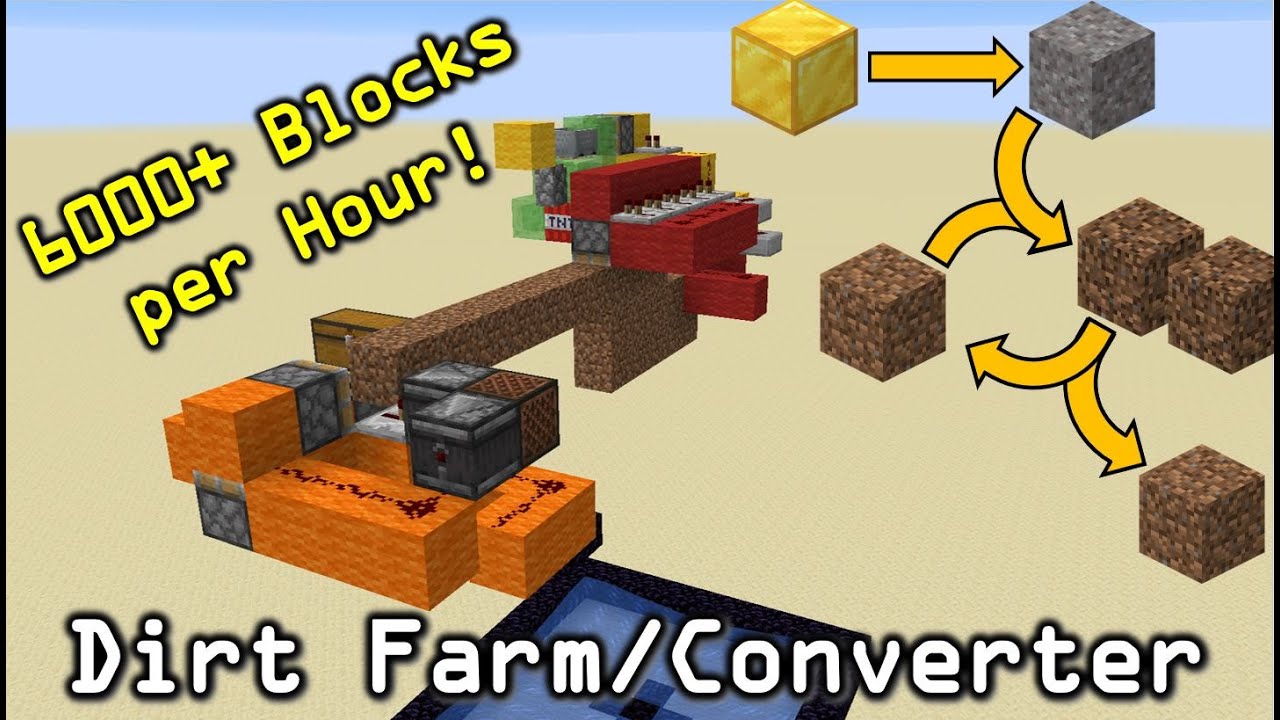 Dirt Farm and Wood Stripper (1.16, 1.16.1 1.16.2 +) (6000 Blocks per ...