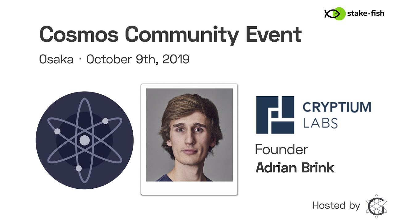 Cosmos Community Event - Cryptium Labs - YouTube