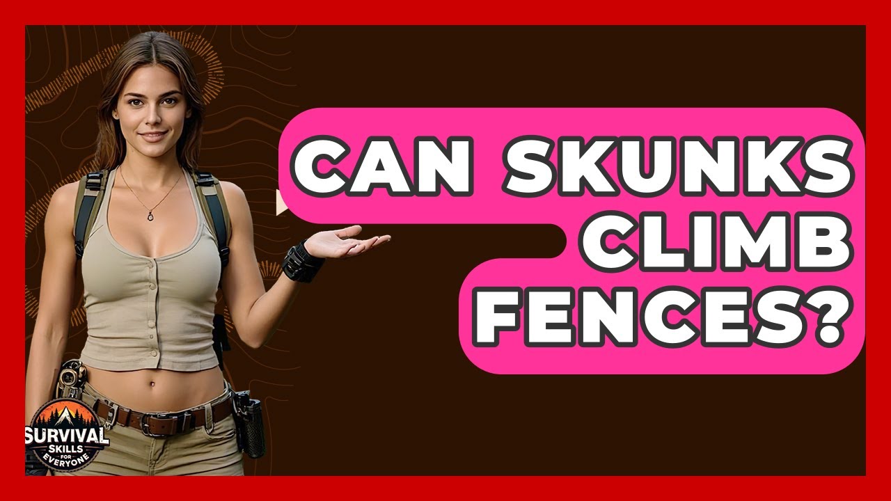 Can Skunks Climb Fences? - Survival Skills for Everyone - YouTube