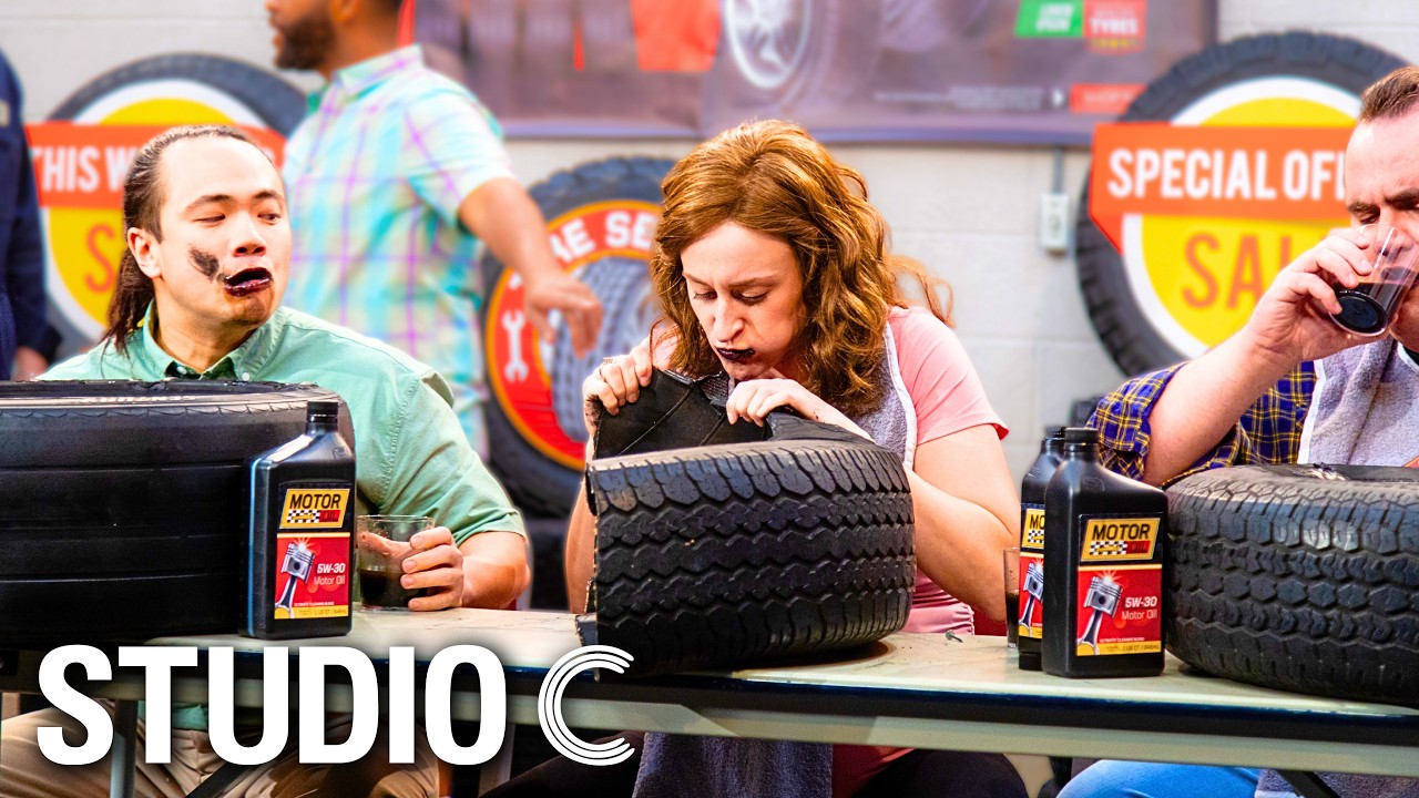 Eat a Tire, Get Free Tires for Life - Studio C - YouTube