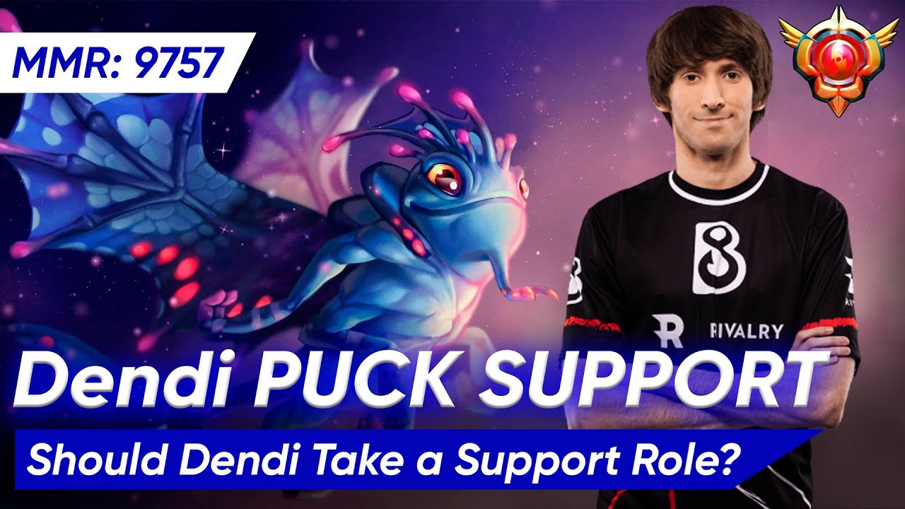 Dendi SHOCKING Pick PUCK SUPPORT | Dota 2 Pro Gameplay - YouTube