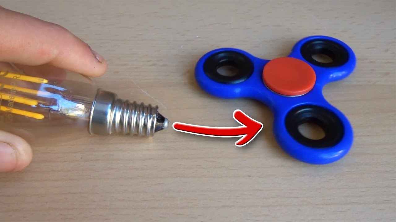 Fidget Spinner mit Lampe automatisch drehen lassen - Auto rotation ...