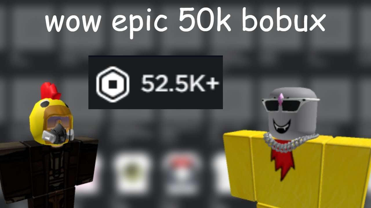 I got 50k Robux! - YouTube