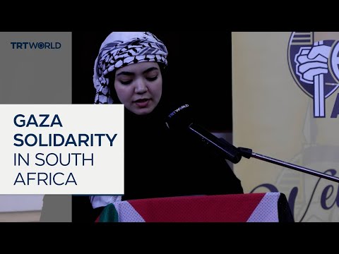 South Africans show solidarity with women enduring Gaza war