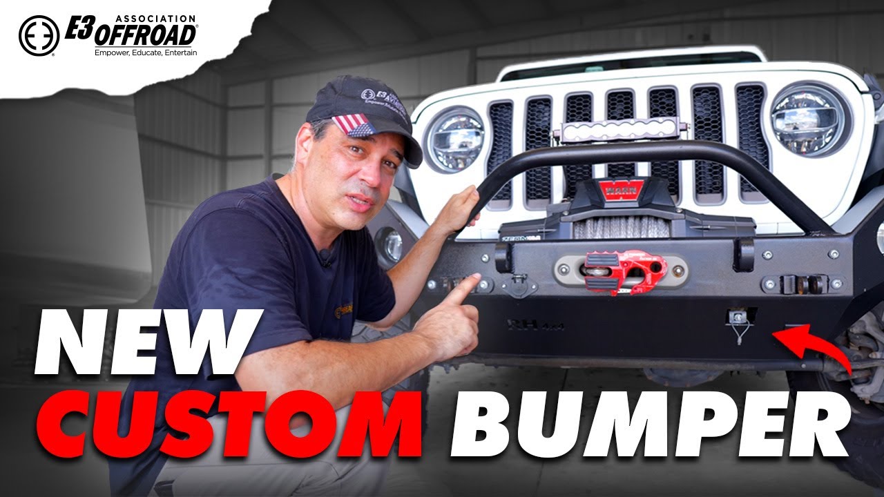 CUSTOM Rock Hard 4x4 Bumper | E3 Offroad Review - YouTube