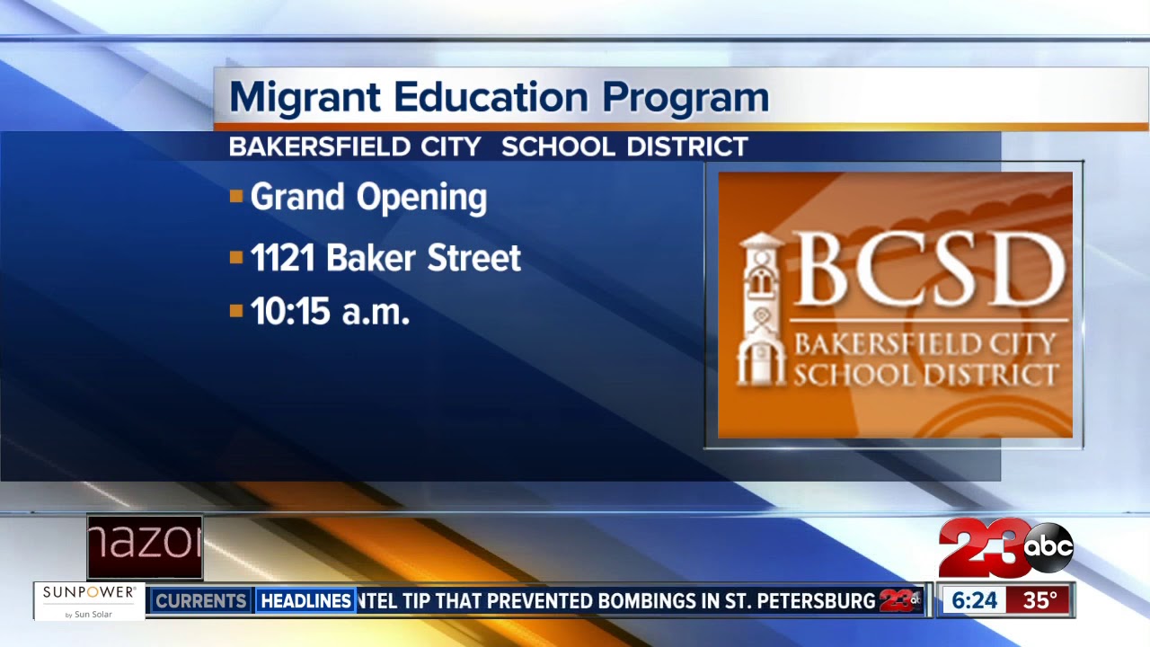 BCSD opens new location for Migrant Education Program - YouTube