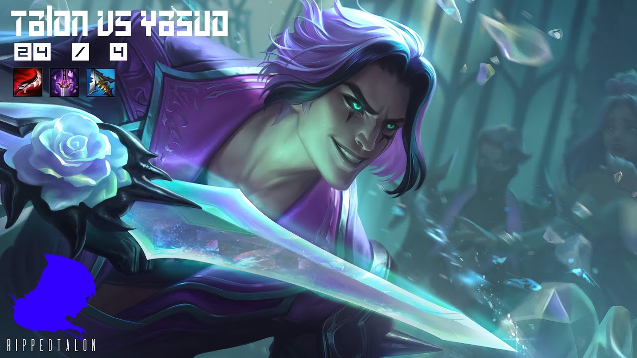 Talon vs Yasuo Highlights: 24/4 (NA Talon Main) - YouTube