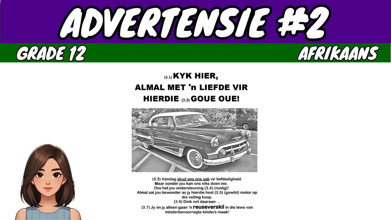 Advertensie (Advertisement) #2 | Afrikaans FAL - YouTube