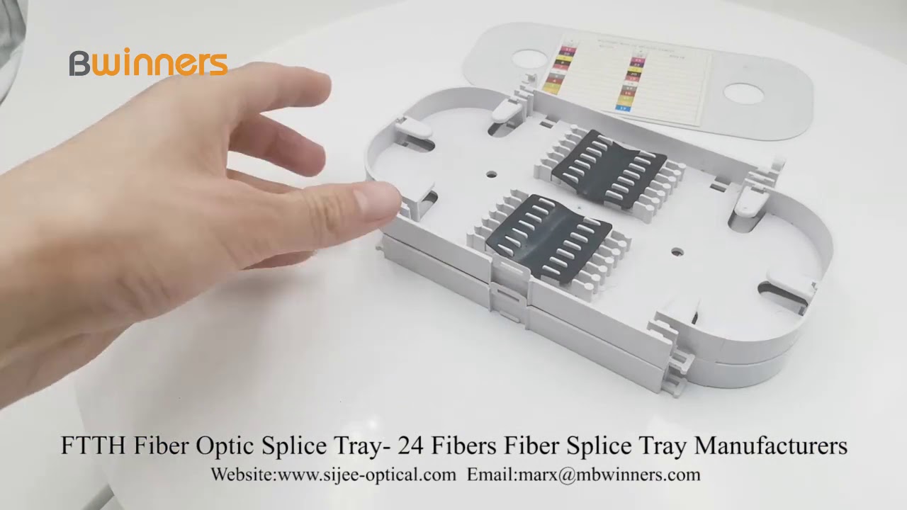 FTTH Fiber Optic Splice Tray 24 Fibers Fiber Splice Tray Manufacturers ...