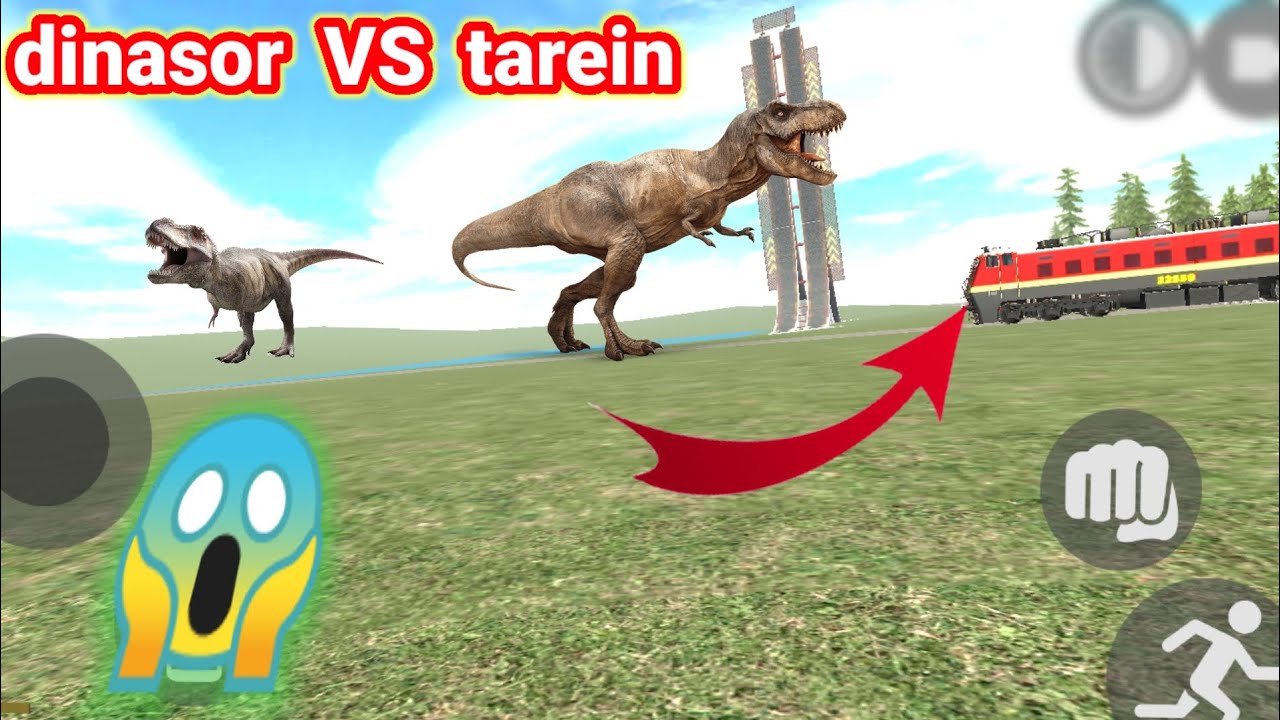 dinasor vs tarein in indian bike driving 3D #gameplay - YouTube